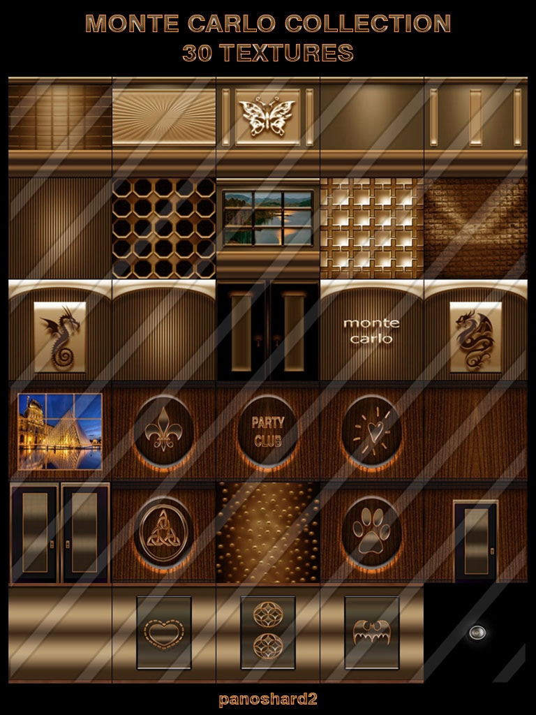 yellow collection 30 textures for imvu