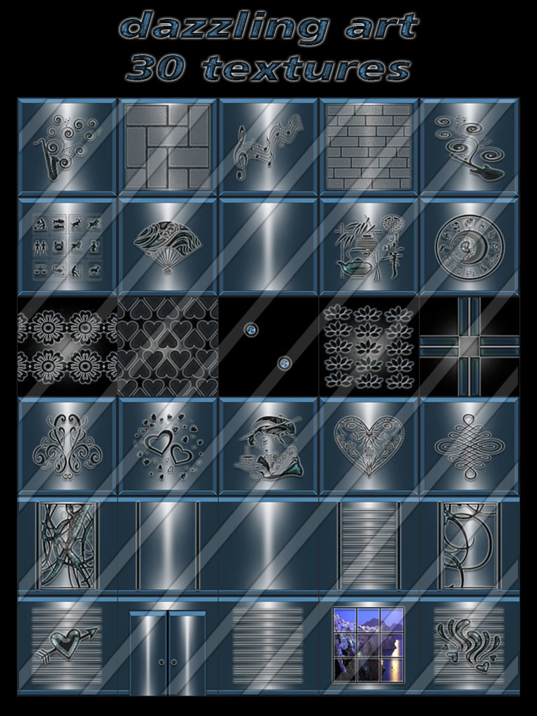 White Storm collection 30 textures for imvu
