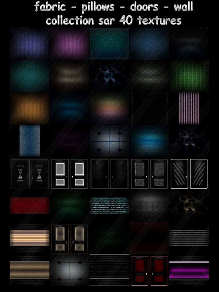 pillows collection kitty 25 textures for imvu