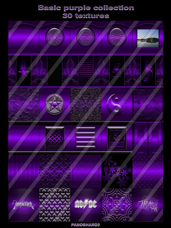 Basic purple collection 30 textures new pack for imvu