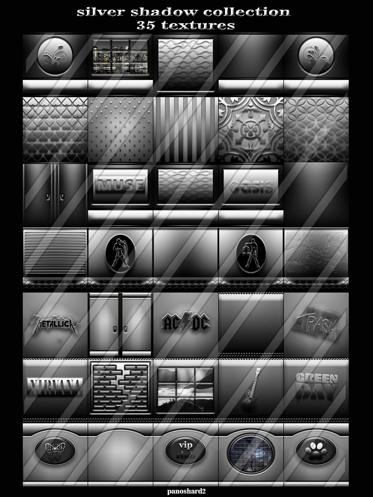 silver shadow collection 35 textures for imvu