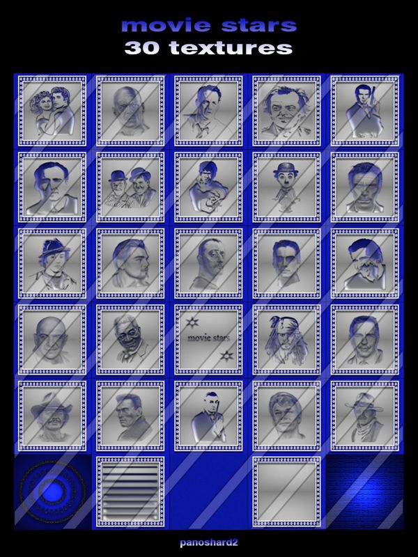 movie stars 30 textures for imvu