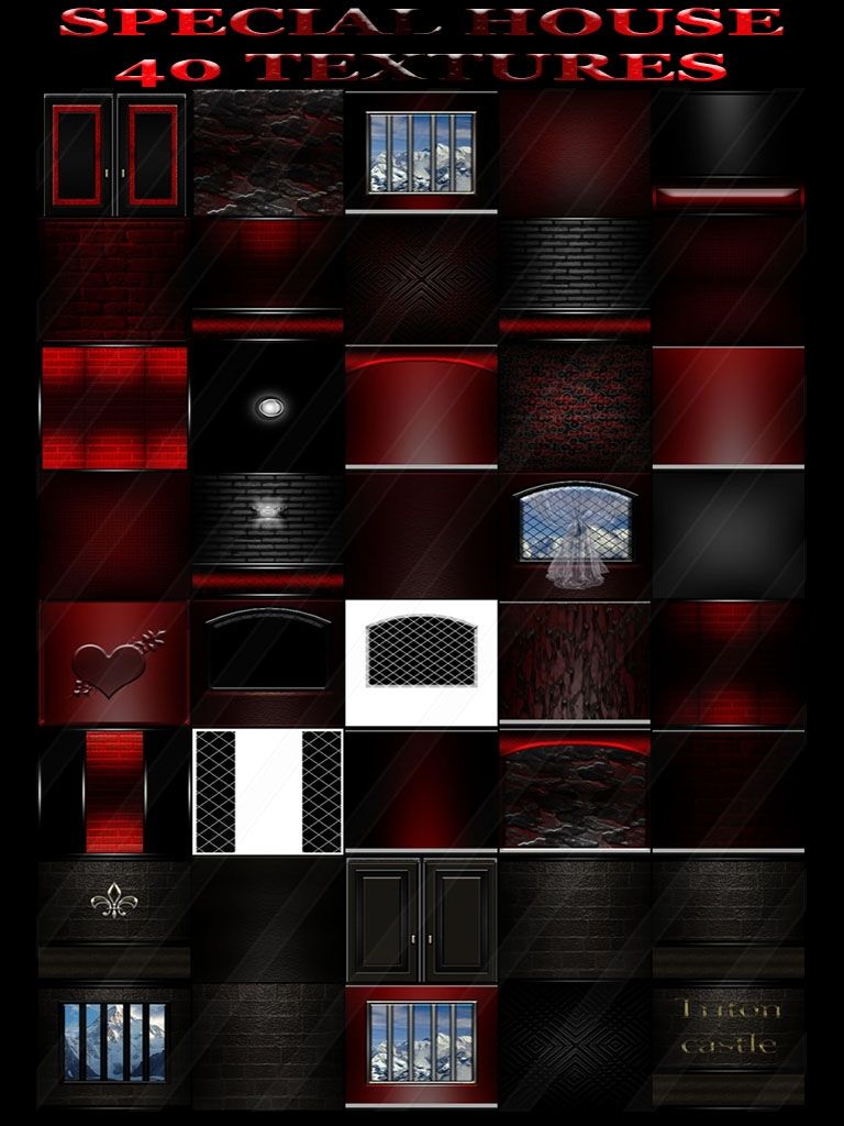 SPECIAL HOUSE 40 TEXTURES FOR IMVU