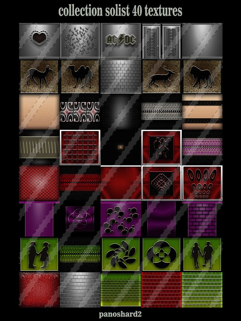 collection particular color 30 textures for imvu