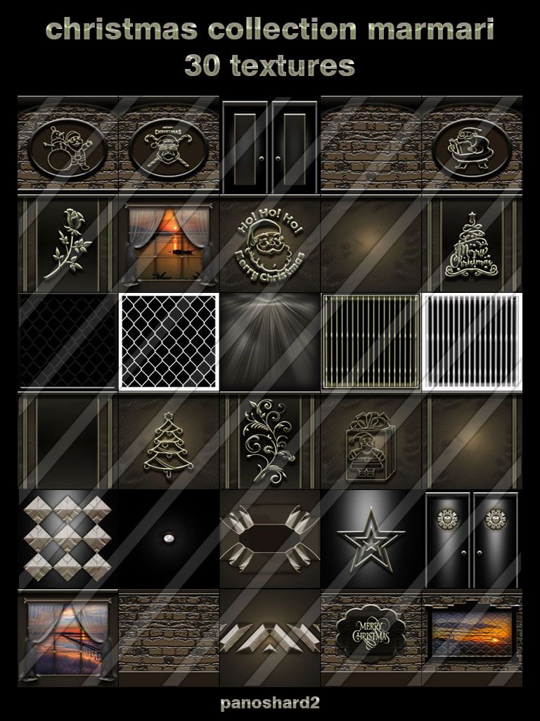 christmas collection marmari 30 textures for imvu