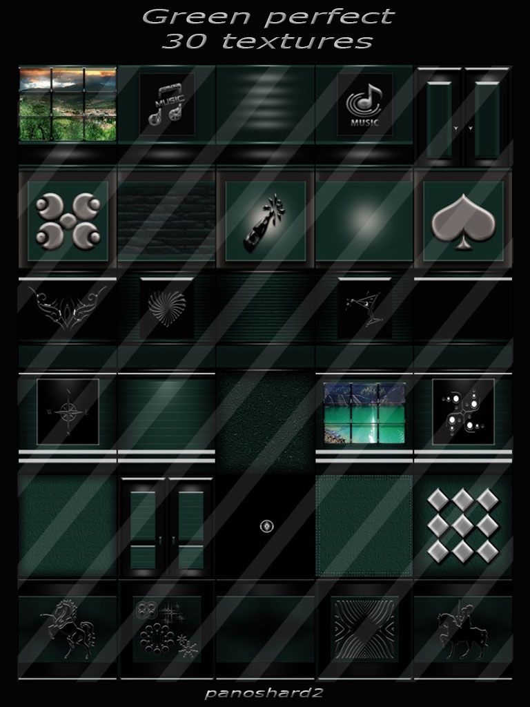 Green perfect 30 textures for imvu