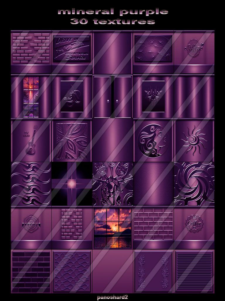 purple party collection 30 textures