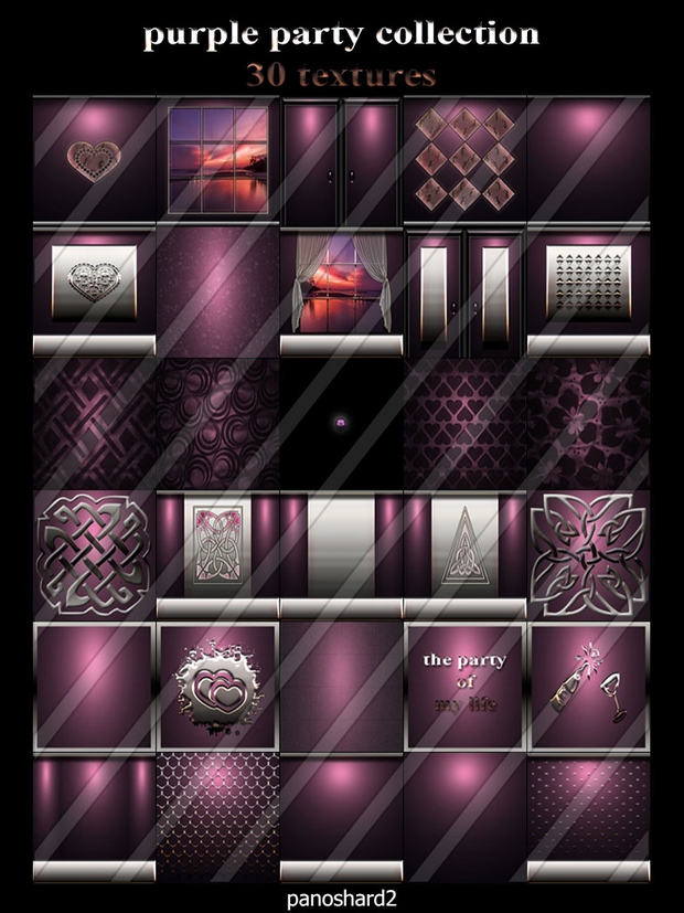 Dark and silver collection 30 textures