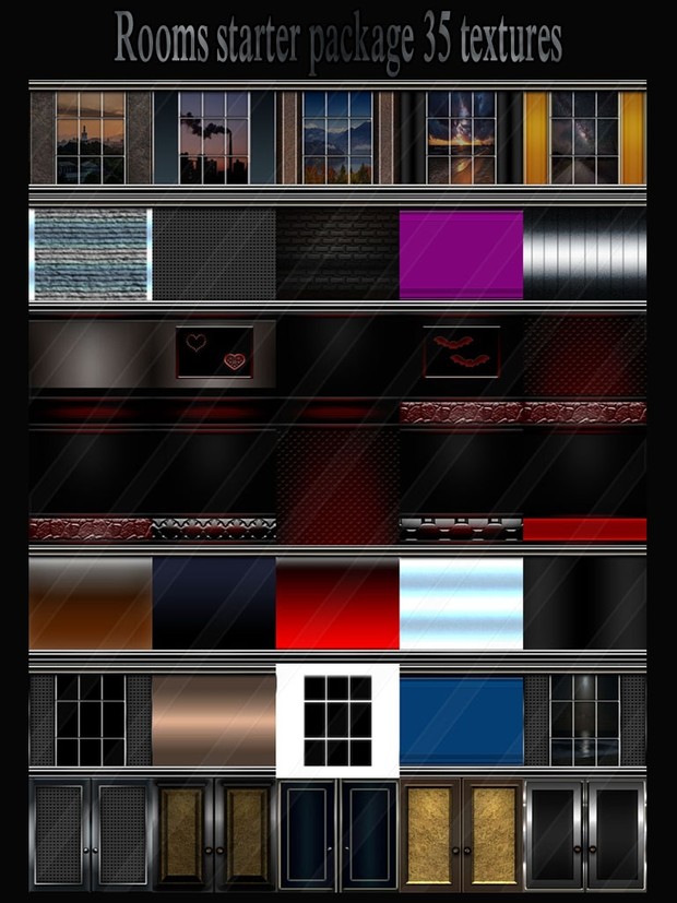 valentine st collection 30 textures for imvu