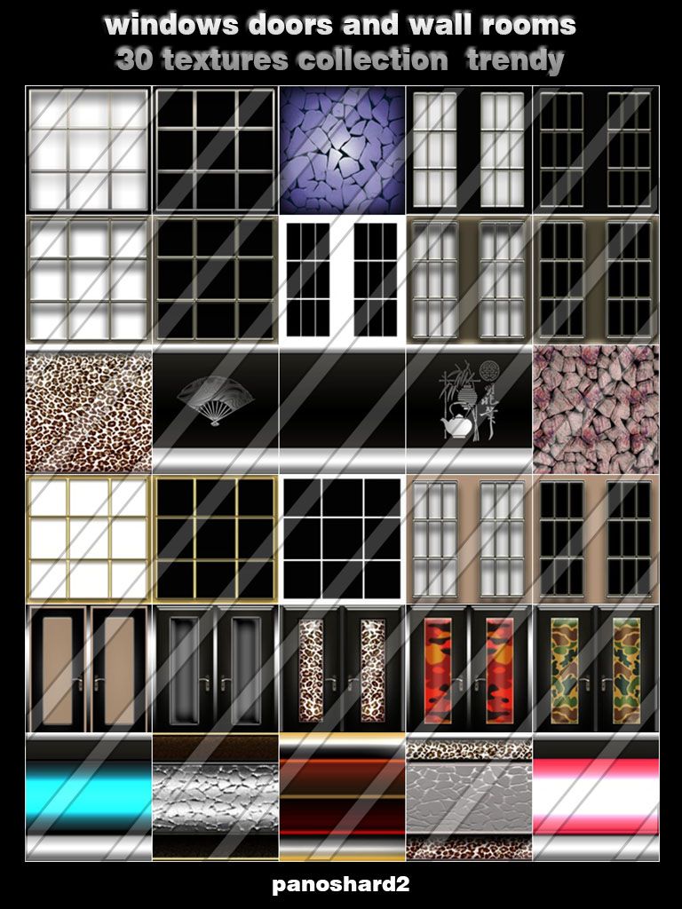 Tsatsenco collection 35 textures for imvu