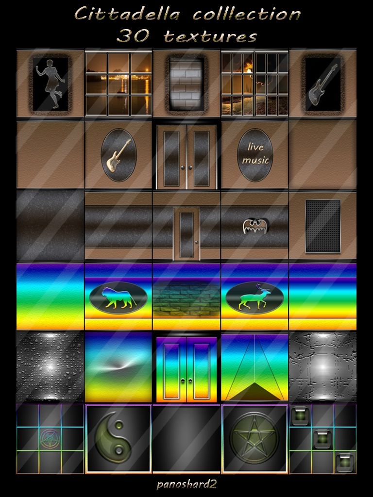 pillows collection sunset 30 textures for imvu