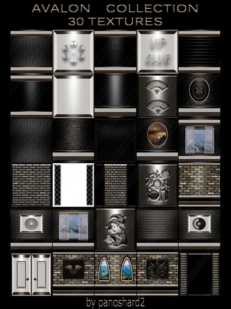 AVALON COLLECTION 30 TEXTURES FOR IMVU
