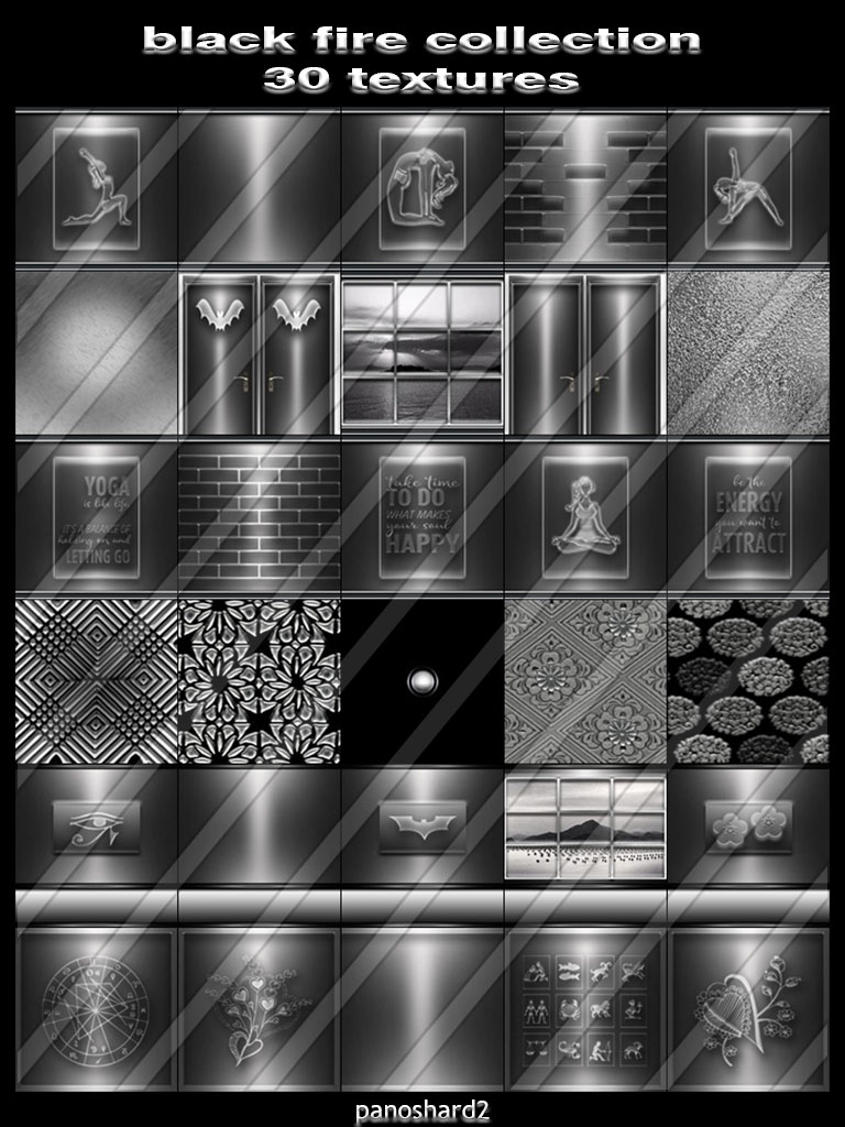 black fire collection 30 textures