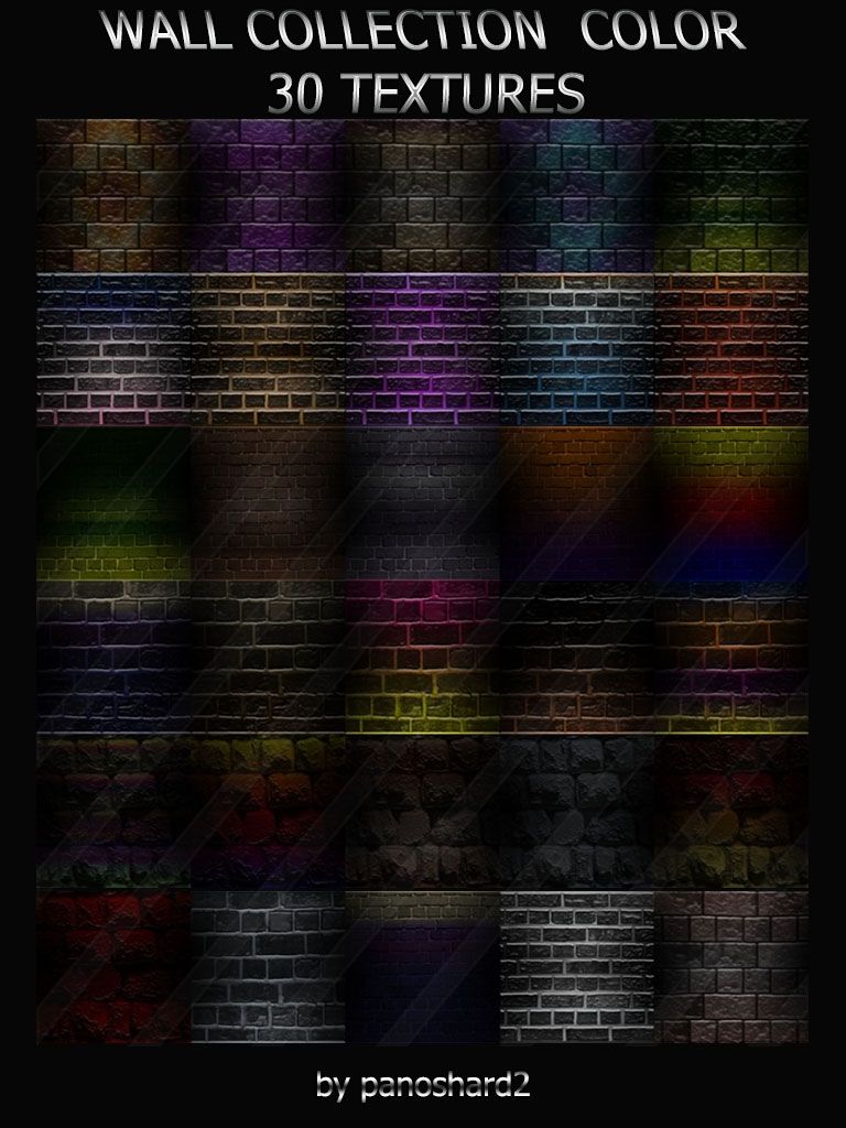 WALL COLLECTION COLOR 30 TEXTURES FOR IMVU