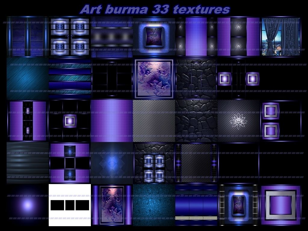 collection rs red silver 30 textures for imvu