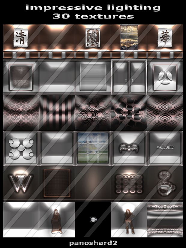 glowing wall collection 35 textures new pack