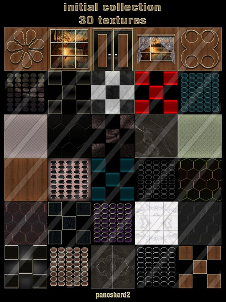 Pancho Villa collection fabricks 40 textures for imvu
