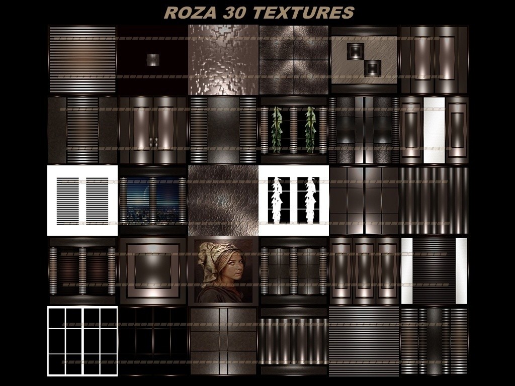 Black top collection 35 textures for imvu