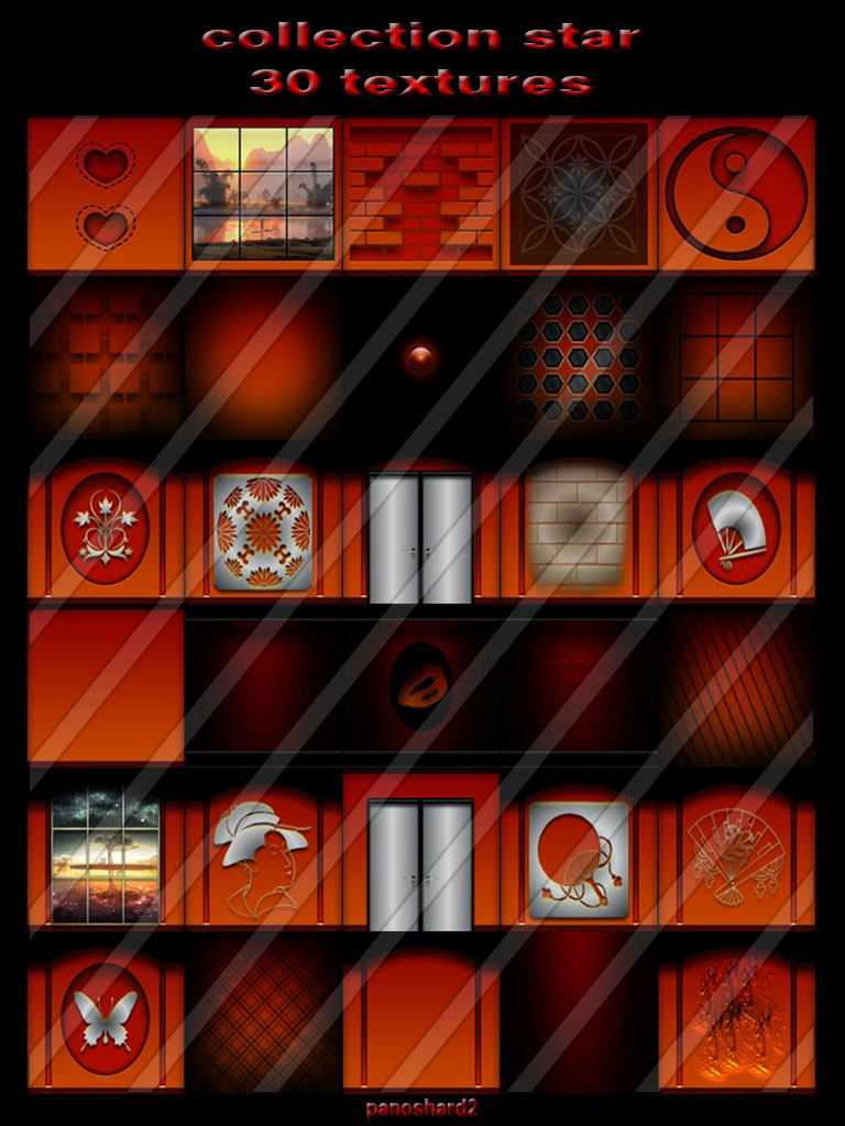 shiny doors collection 25 textures for imvu