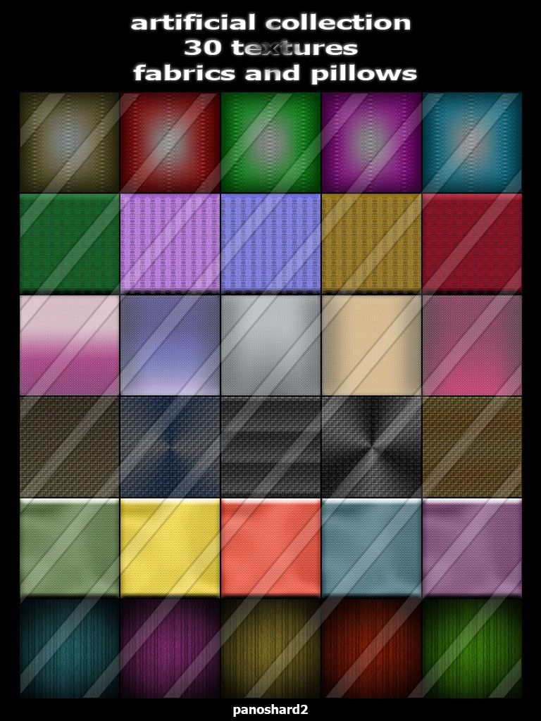 artificial collection 30 textures fabrics and pillows for imvu
