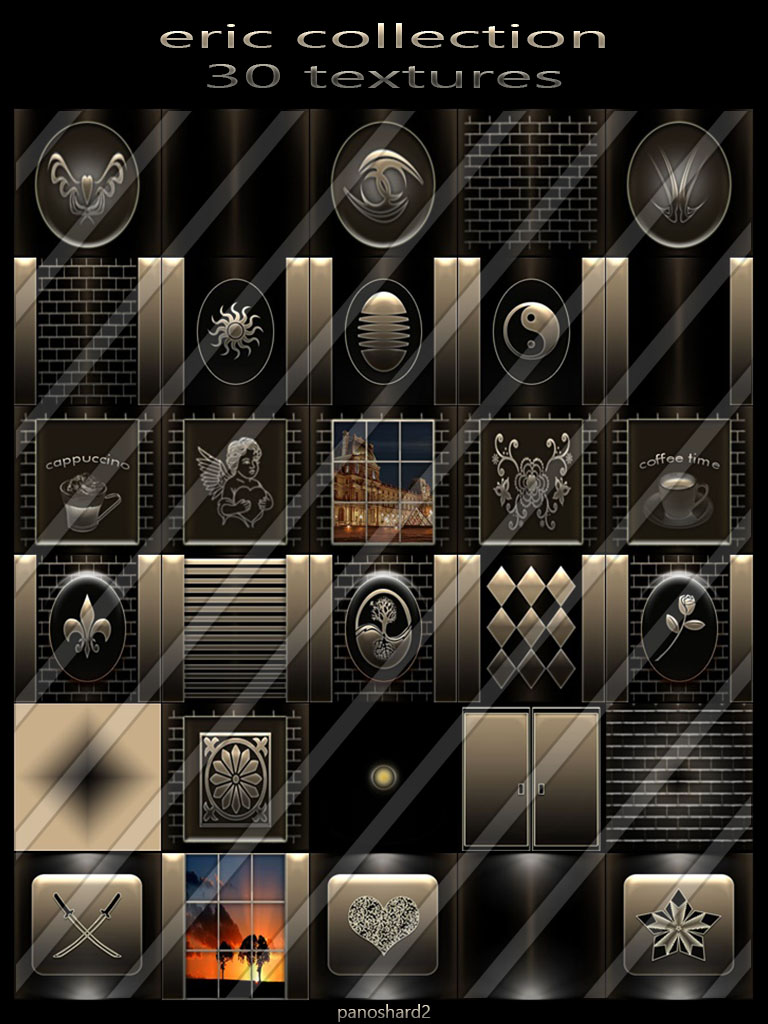 Brown Vintage collection 30 textures for imvu