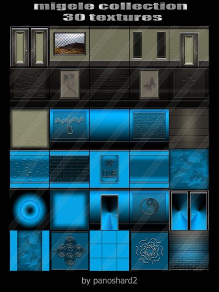 wall decorations 30 textures for imvu new pack