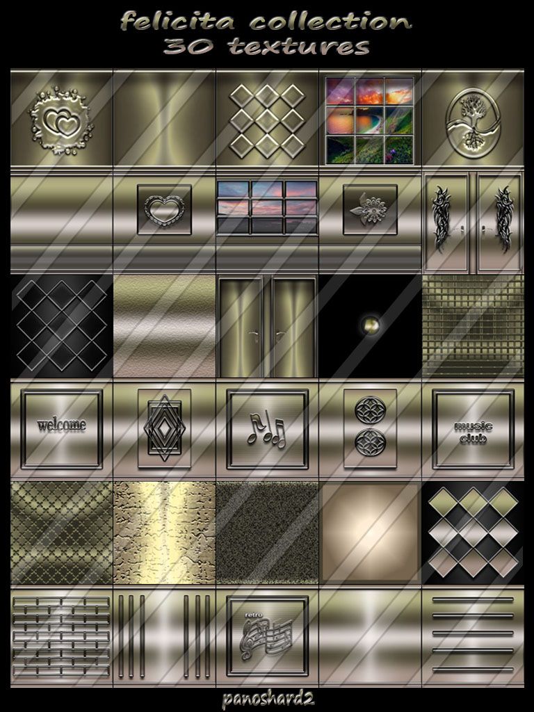 original black glow 30 textures for imvu