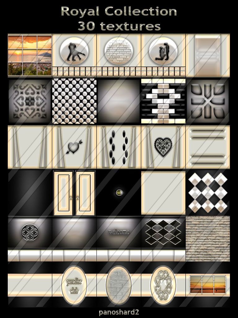 collection particular color 30 textures for imvu