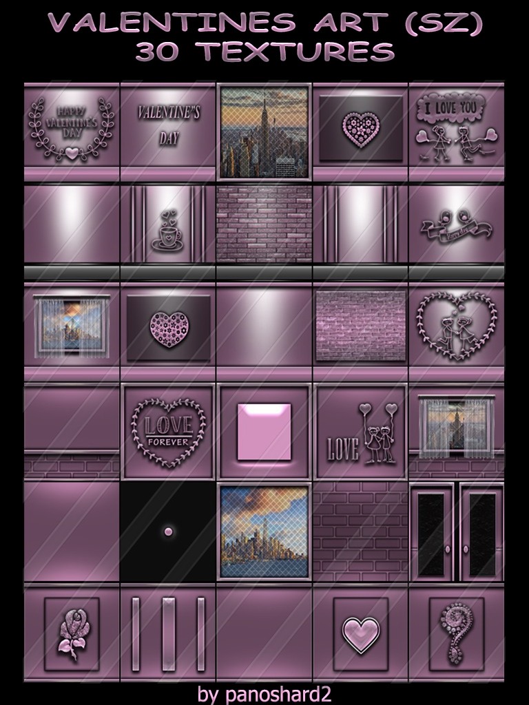 Magnificent collection 30 textures for imvu