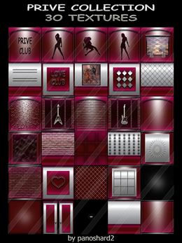 blue metal collection 30 textures for imvu