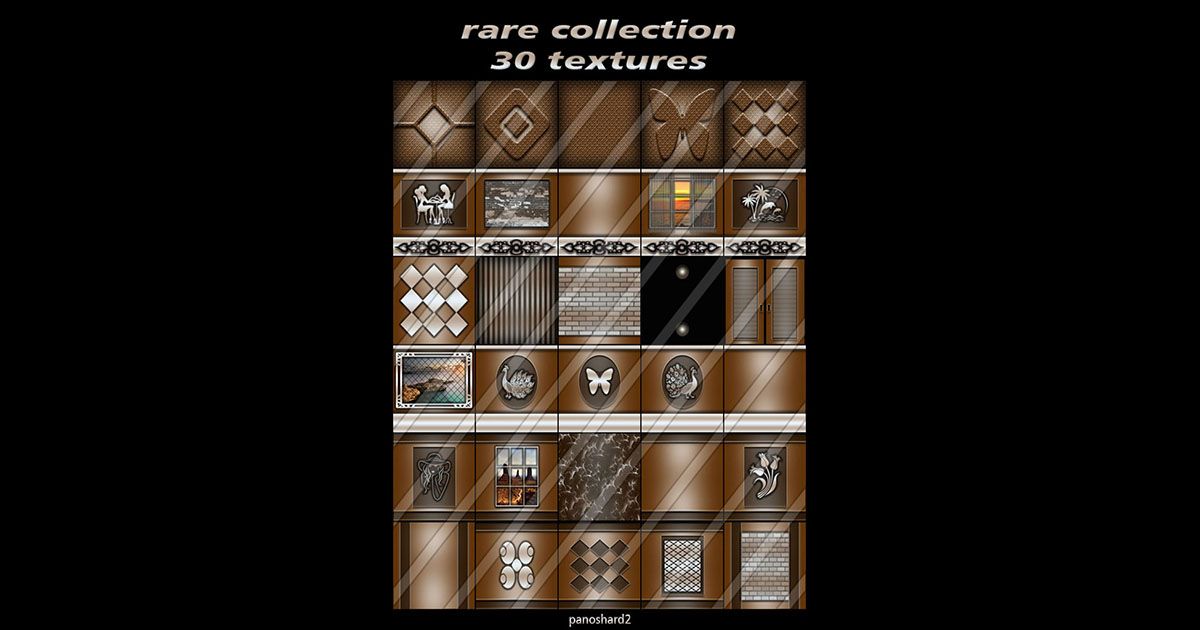 rare collection 30 textures for imvu creators