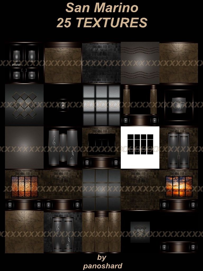 sun marino 25 textures for imvu