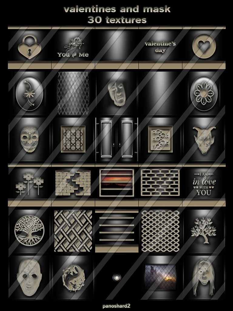 collection black authentic 30 textures for imvu rooms