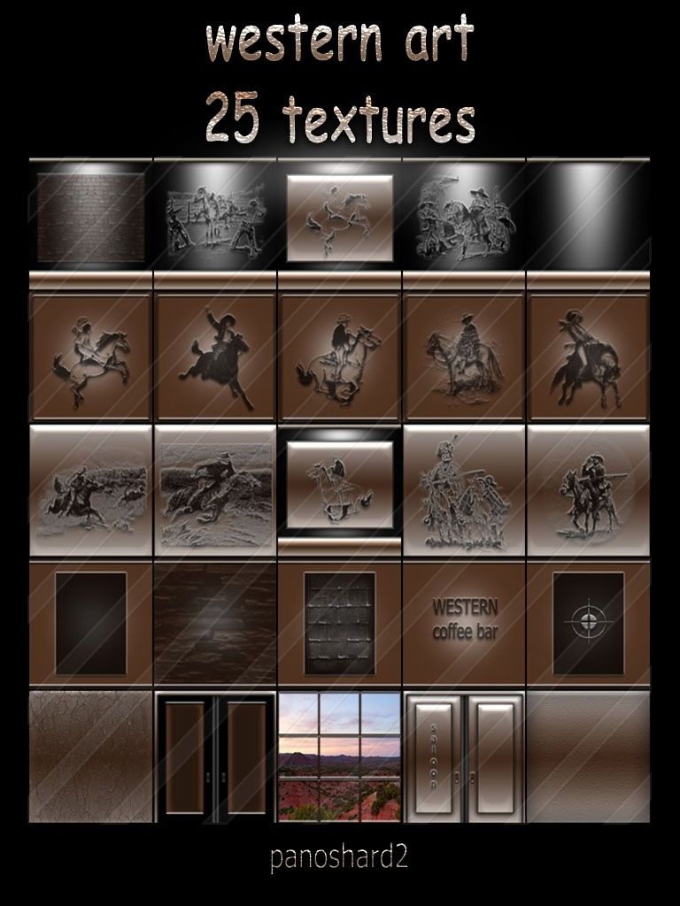 art gallery 40 textures for imvu creator