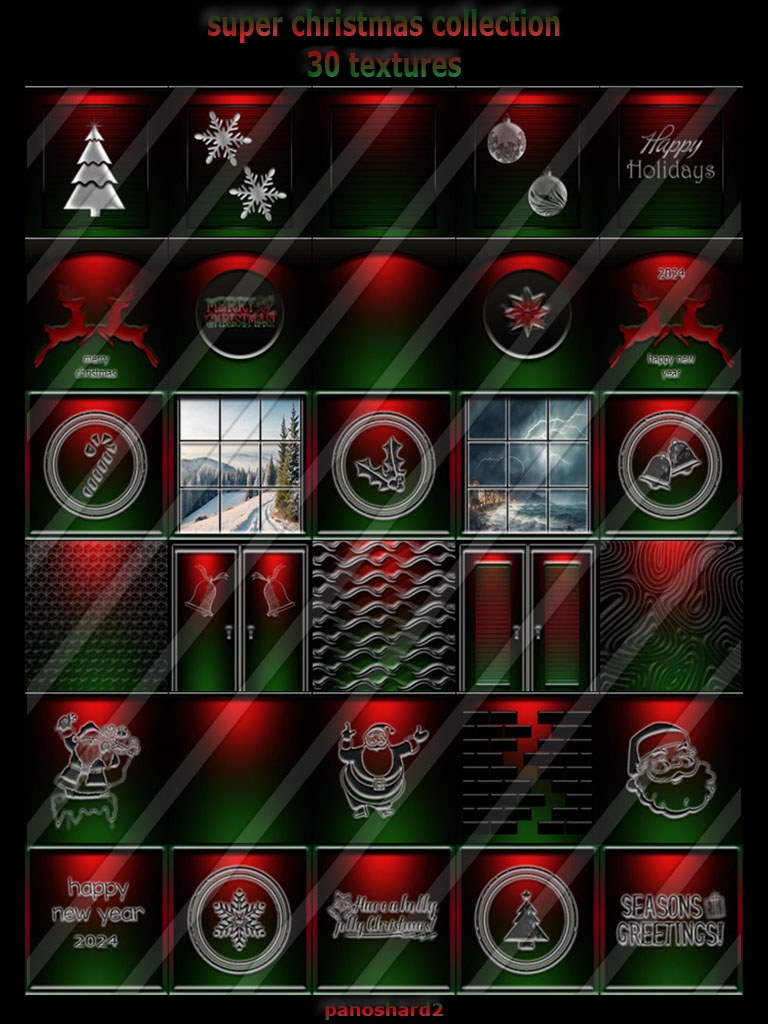 super christmas collection 30 textures new pack