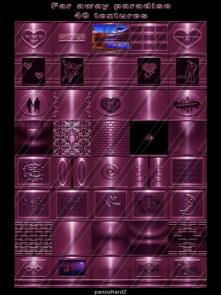 Pyrite metal collection 30 textures for imvu