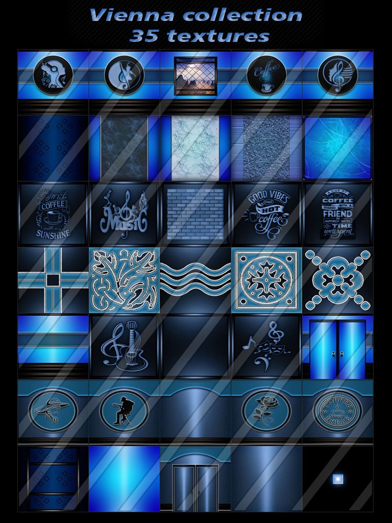zodiac and vertical wall 30 textures for imvu