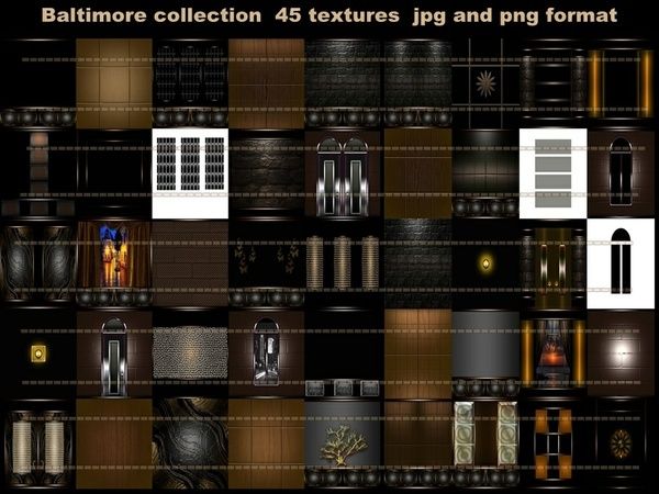 silver highlights 30 textures for imvu