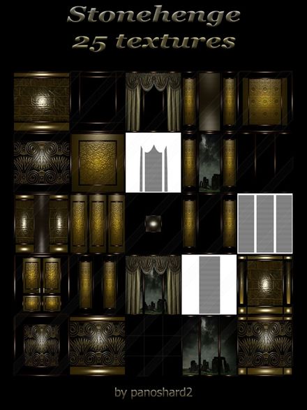 silver shadow collection 35 textures for imvu