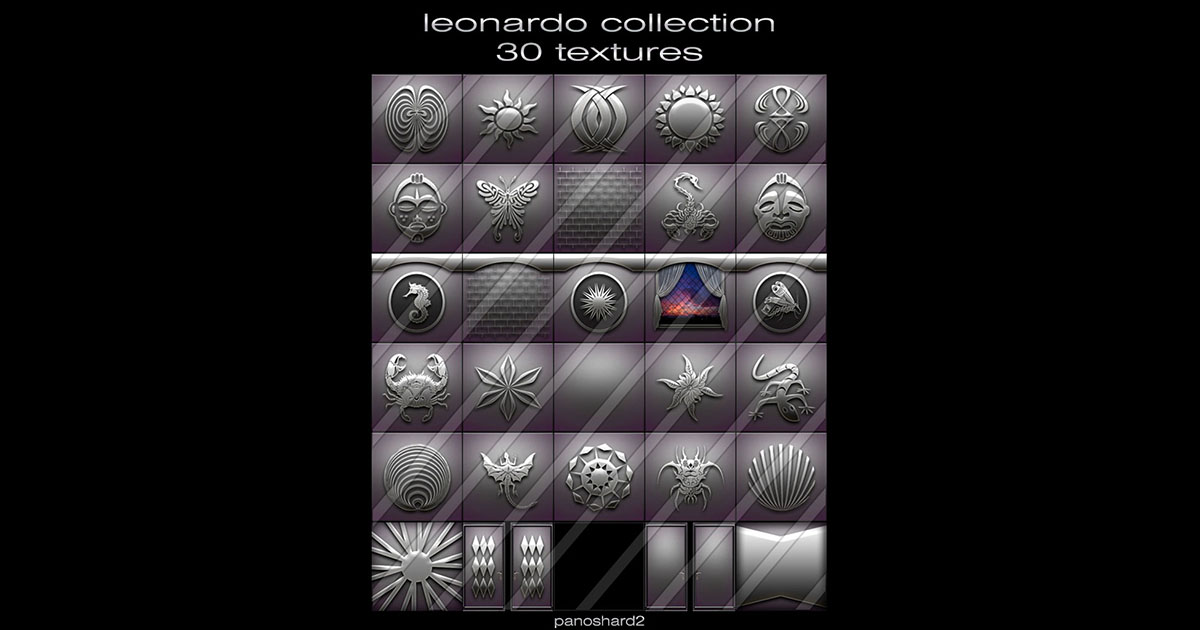leonardo collection 30 textures new pack for imvu creators