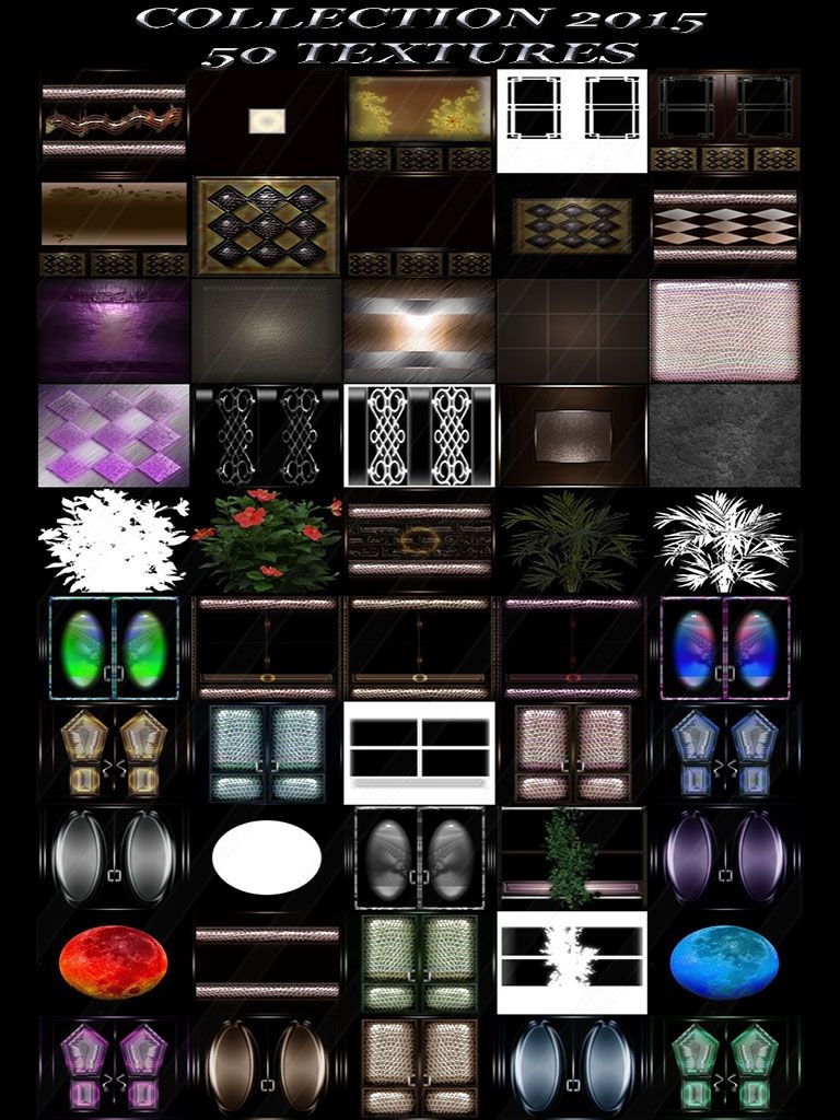 collection a set 30 textures new pack for imvu creator