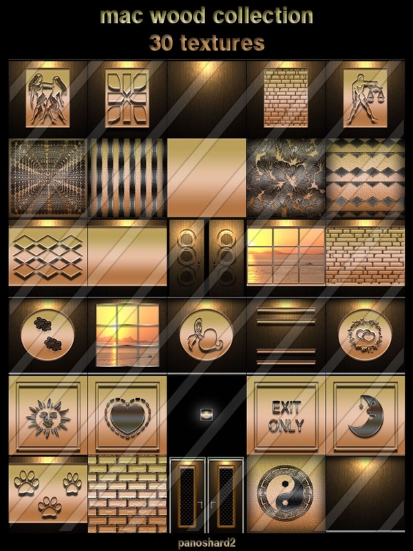 mac wood collection 30 textures for imvu
