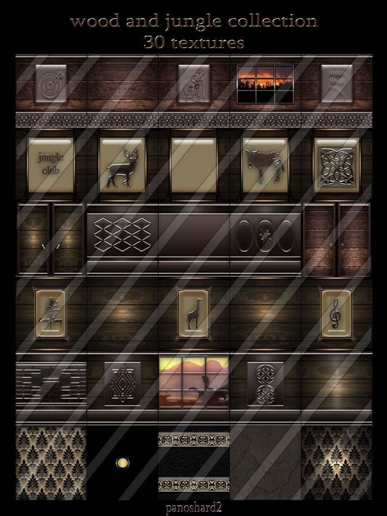 wood and jungle collection 30 textures