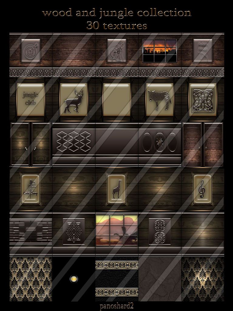 wood and jungle collection 30 textures for imvu