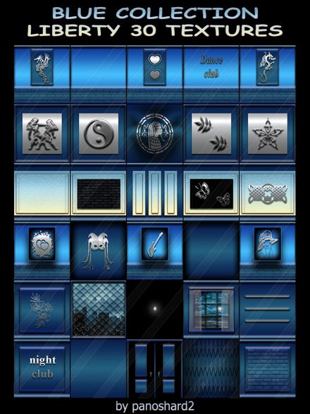 Secret blue 50 textures for imvu