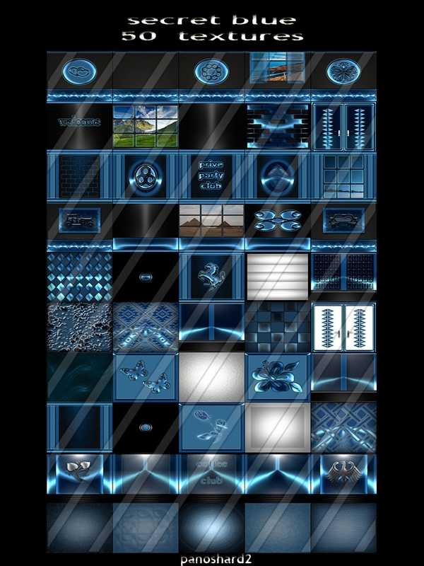Secret blue 50 textures for imvu