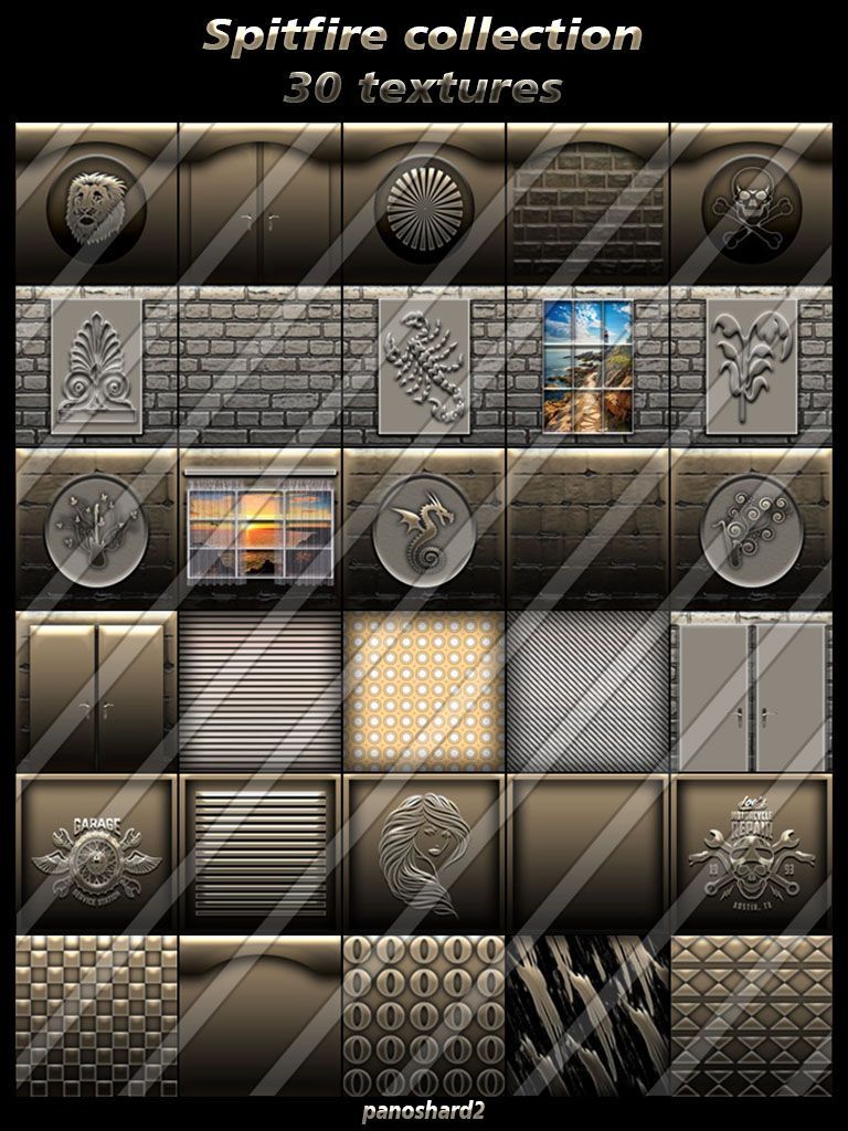 Spitfire collection 30 textures for imvu creators