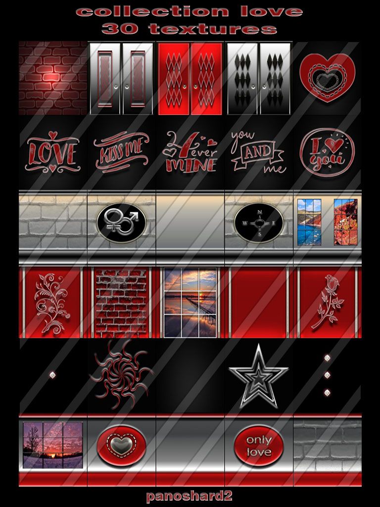 nails collection fon 15 textures for imvu