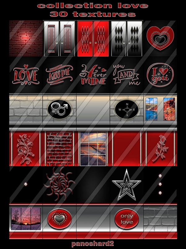 collection love 30 textures new pack