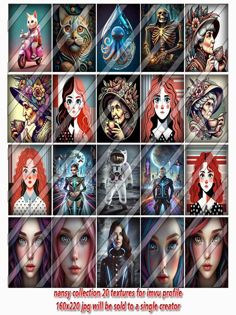 unique textures for your projects and imvu profile